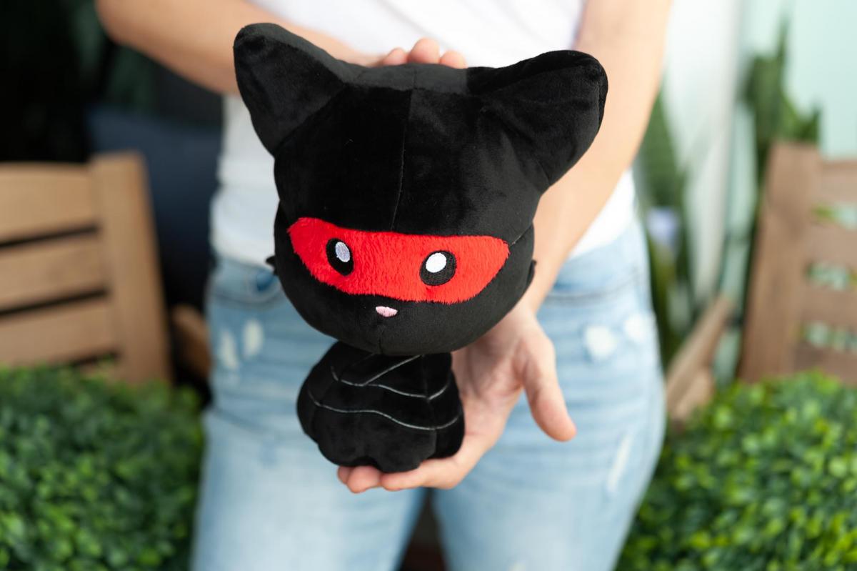 Tentacle Kitty 8" Classic Ninja Kitty Plush - Eventeny