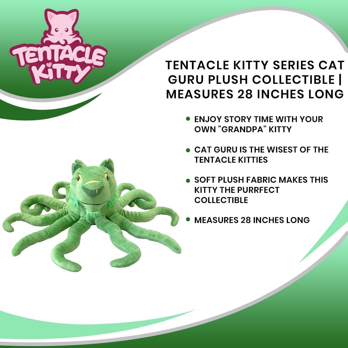 Tentacle Kitty 28 Inch Plush Animal | Cat Guru - Eventeny