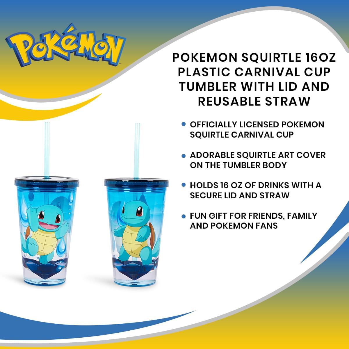 Pokemon Squirtle 16oz Carnival Cup - Eventeny