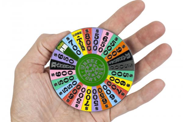 Wheel of Fortune Spin Wheel Enamel Collector Pin - Eventeny