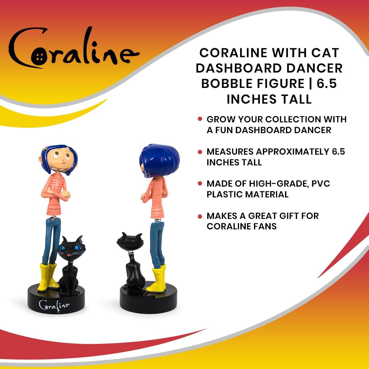 Coraline with Cat 6.5 Inch Dashboard Dancer - Eventeny