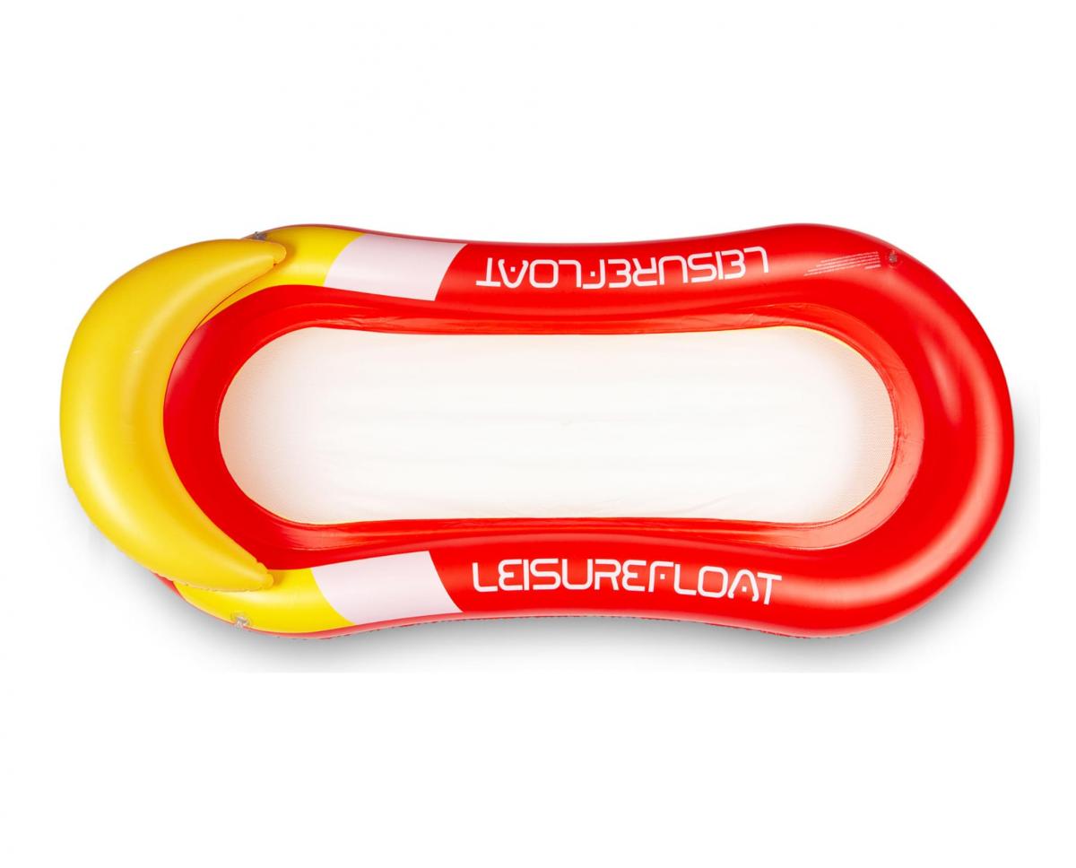 Inflatable Swimming Pool PVC Float Recliner | Red - Eventeny