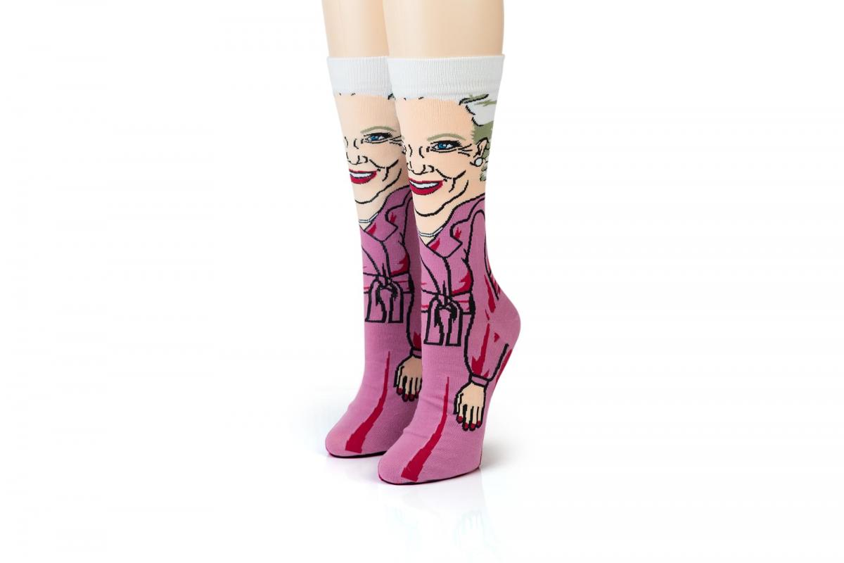 Golden Girls All-Over Graphic Adult Crew Socks | Rose - Eventeny