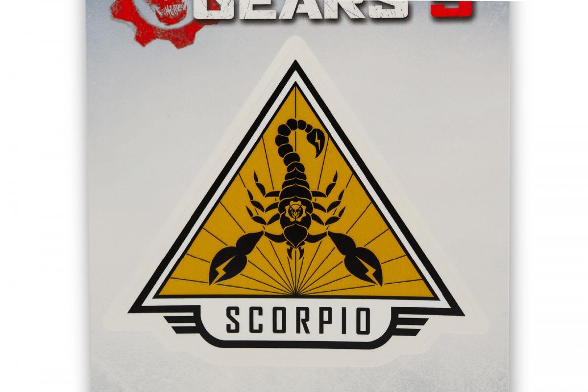 Gears of War 5 Team Scorpio 5 x 7 Inch Decal - Eventeny