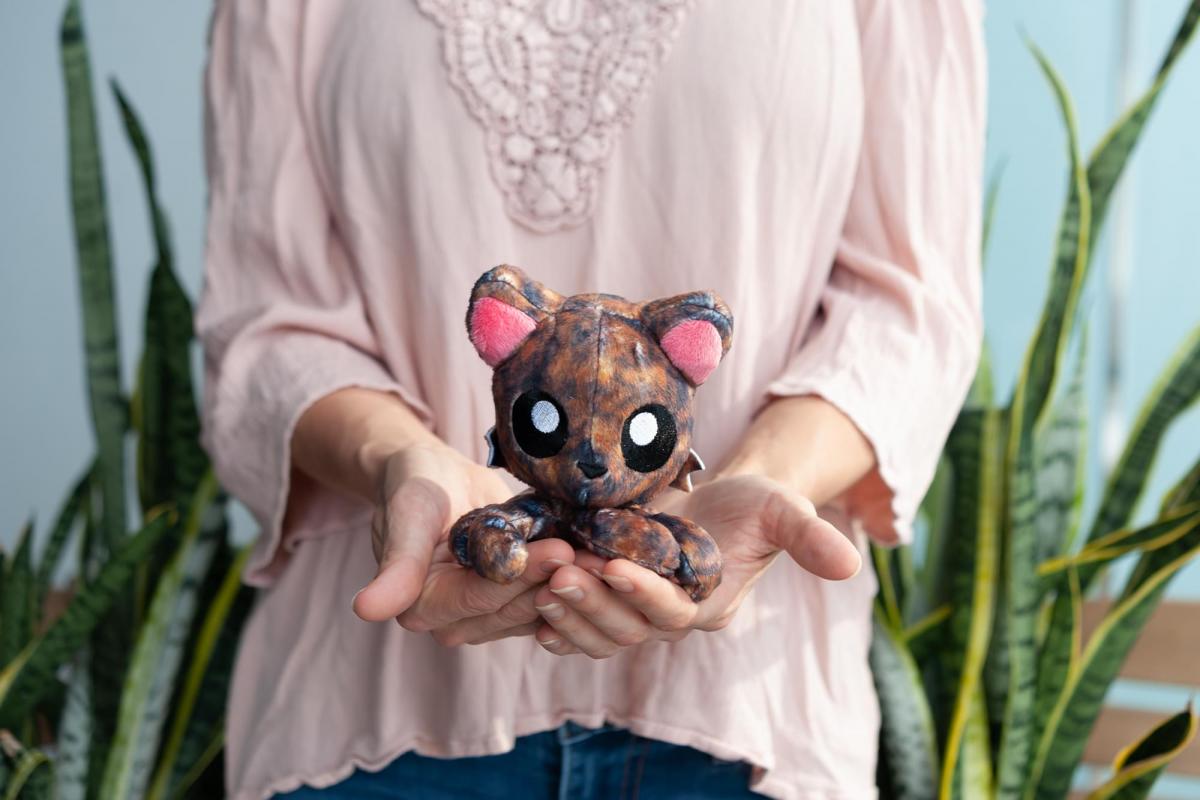 Tentacle Kitty Little Ones 4 Inch Plush | Tortoise Shell - Eventeny