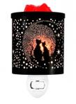 Black metal cat wax melt warmer plug in - Eventeny
