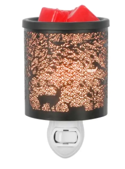 Black metal deer wax melt warmer plug in - Eventeny