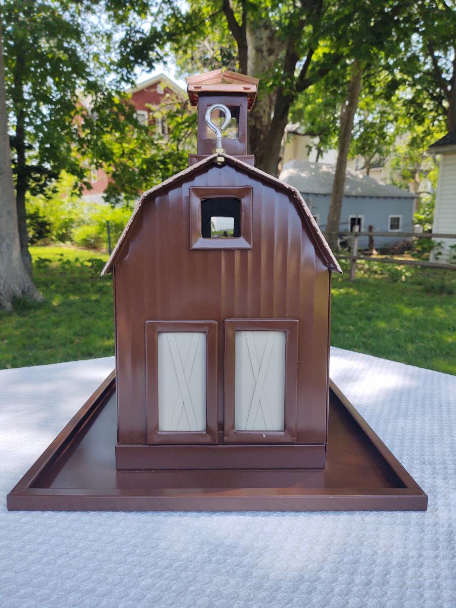 Barn Birdfeeder (Copper Top) - Eventeny