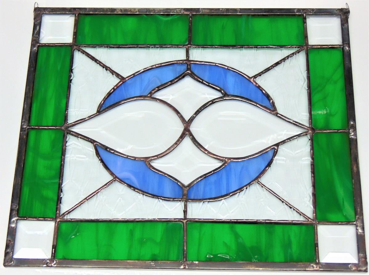 Green & Blue Bevel Panel - Eventeny