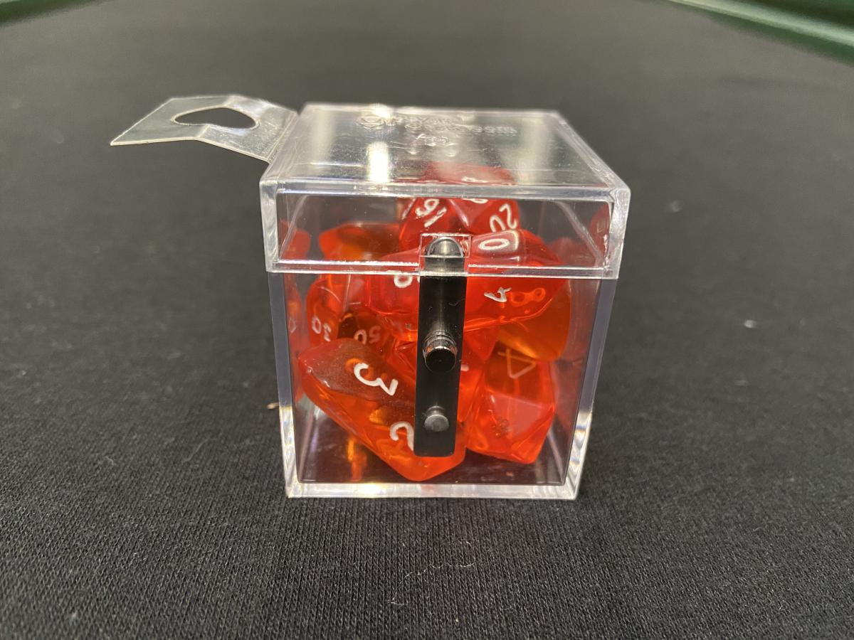 Crystal Caste Dice Kit (Fire Red) - Eventeny