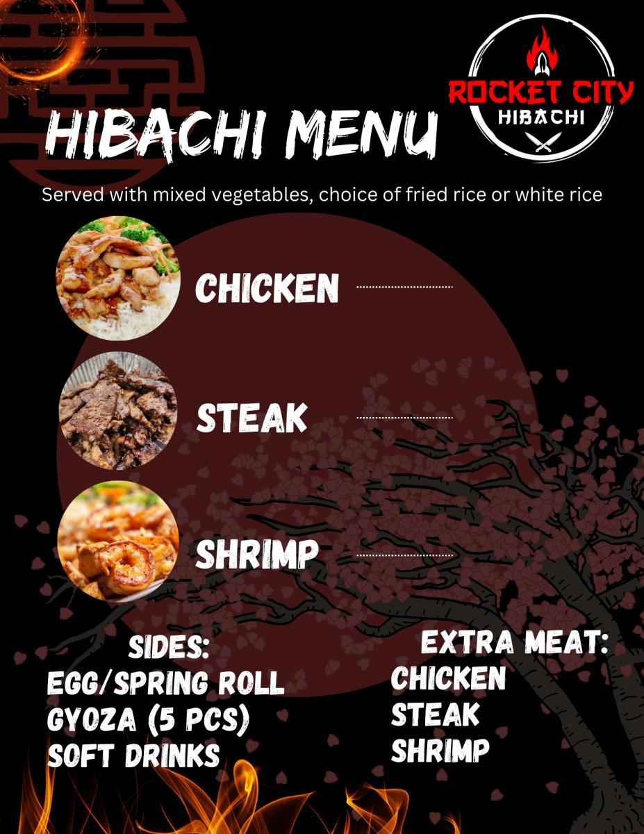 Rocket City Hibachi Owens Cross Roads Alabama United States Rocket City Hibachi Owens Cross Roads Alabama United States