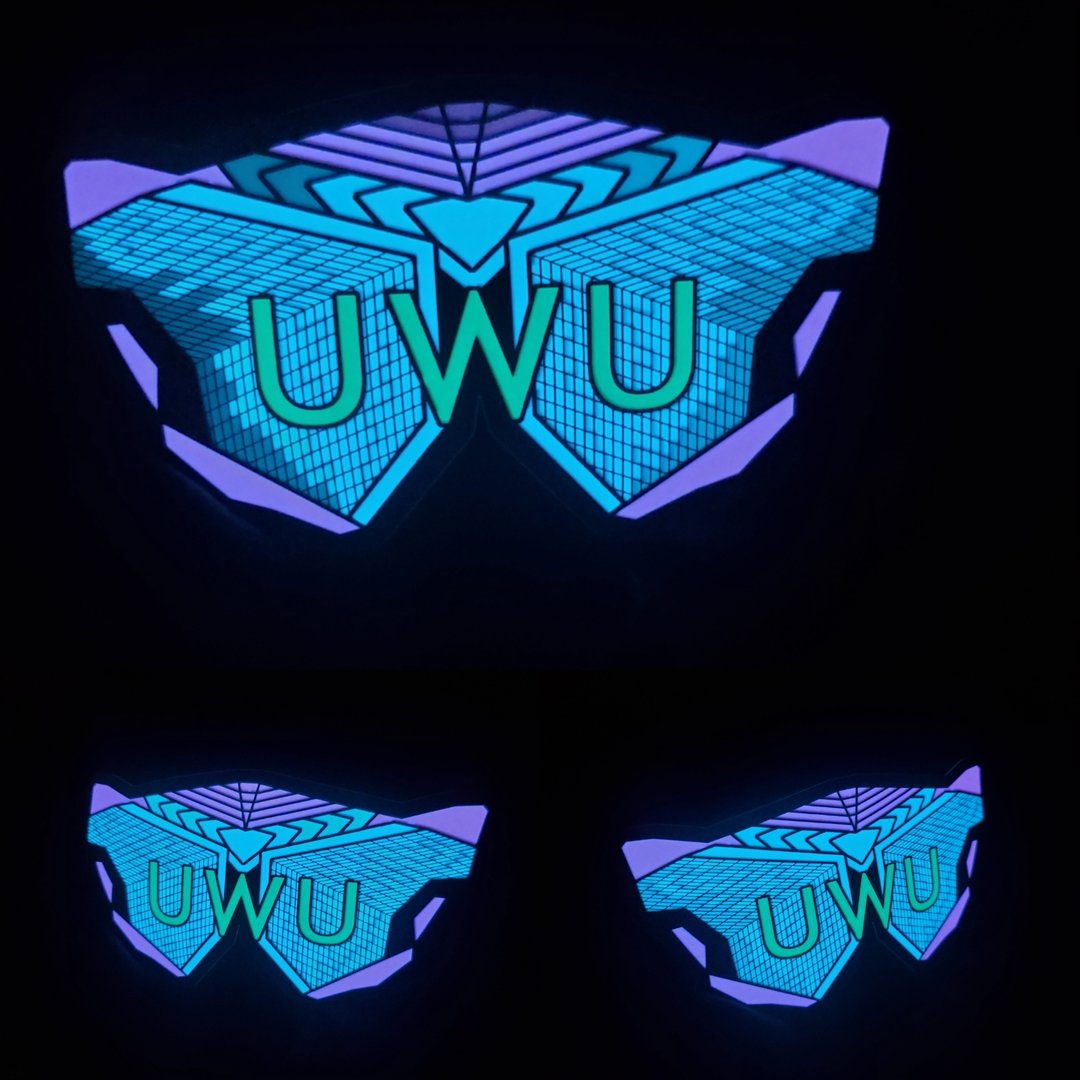 Sound activated UWU mask - Eventeny