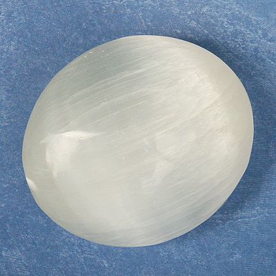 Selenite Palm Stone - PLM-SEL - Eventeny