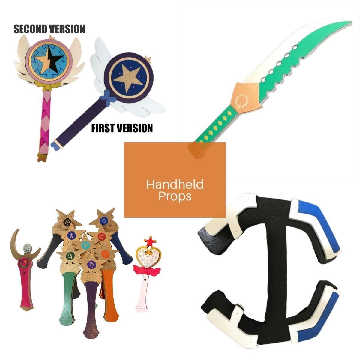 Handheld Props from Anime/Cartoon - Eventeny