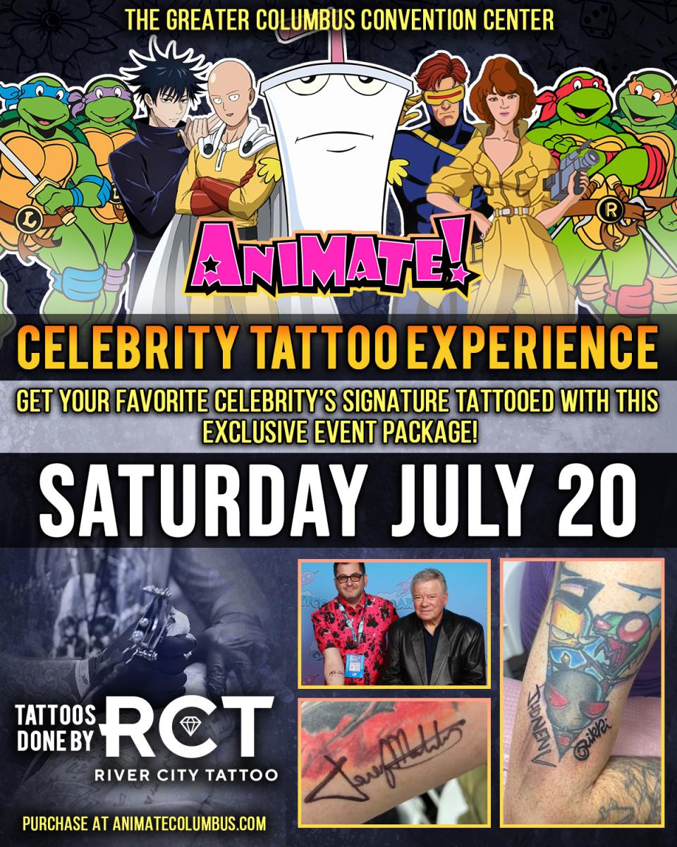 Animate! Columbus Celebrity Tattoo Experiences - Eventeny