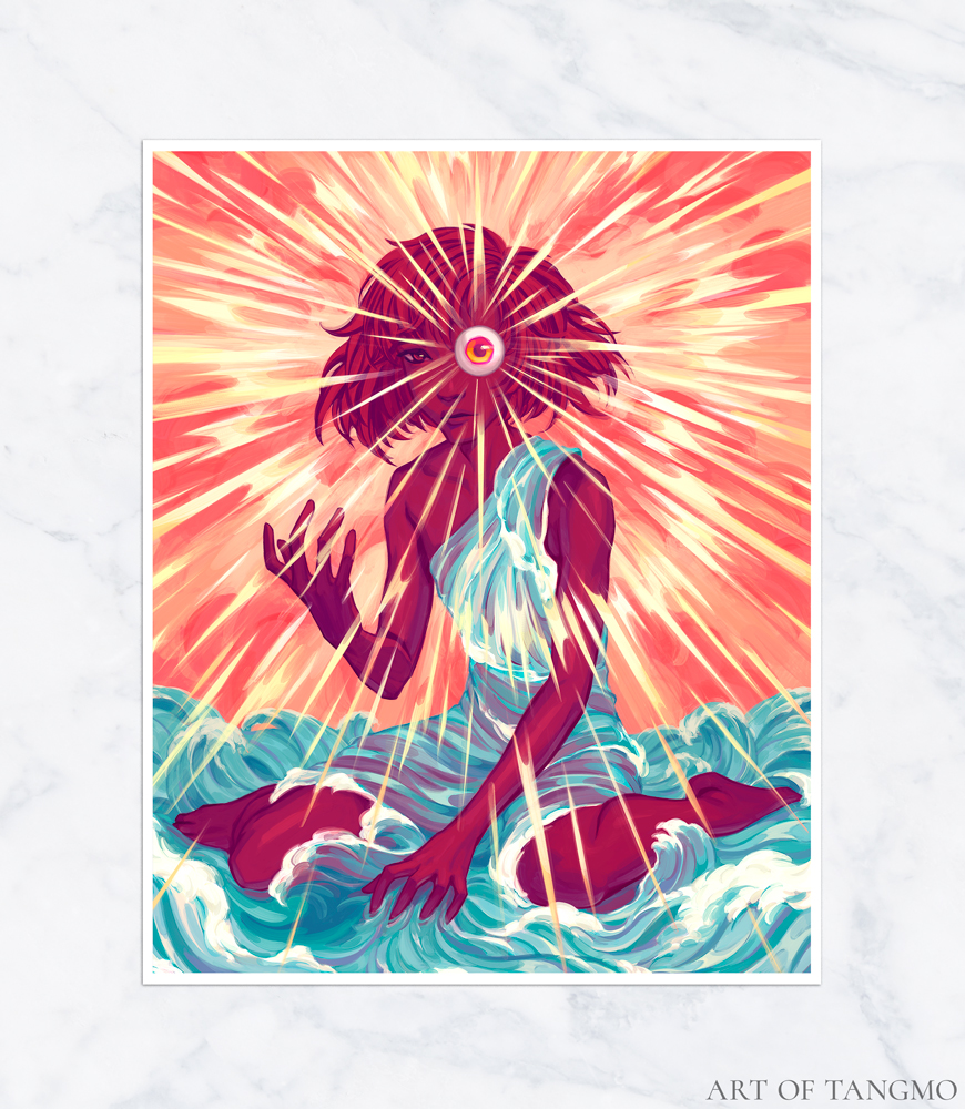 Prophecy Art Print | Ocean Tides | Surreal - Eventeny